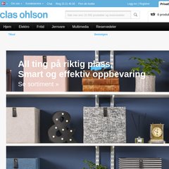 www.Clasohlson.no - Clas Ohlson nettbutikk