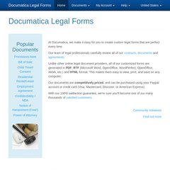 www.Documatica-forms.com - Legal Forms | Documatica