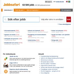 www.Jobbsafari.se - Jobbsafari - Över 40 000 lediga jobb