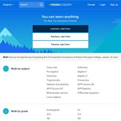 www.Khanacademy.org - Khan Academy