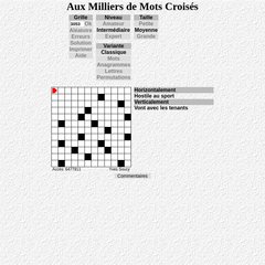 www.Mots-croises.ca - Aux Milliers de Mots Croisés