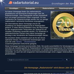 www.Radartutorial.eu - Grundlagen der Radartechnik
