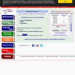 www.Realmath.de - Realschule Mathematik f