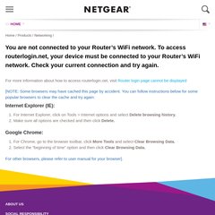 www.Routerlogin.net - NETGEAR Support Home Page