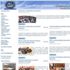 www.Shabait.com - Eritrean Ministry of Information