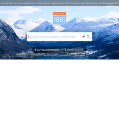 www.1881.no - Telefonkatalogen 1881