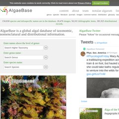 www.Algaebase.org - Algaebase :: Listing the World's Algae
