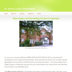 www.Anna-louiseshankland.co.uk - Dr Anna-Louise Shankland GP Minor Surgery