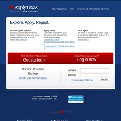 www.Applytexas.org - ApplyTexas – My Account Profile