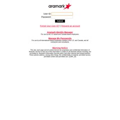 www.Aramark.net - Login