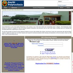 www.Auchipoly-online.com - Welcome to the Auchi Polytechnic