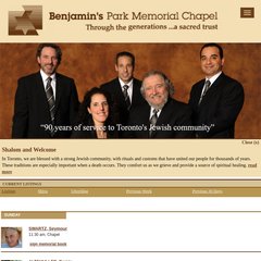 Www Benjaminsparkmemorialchapel Ca Benjamin S Park Memorial Chapel