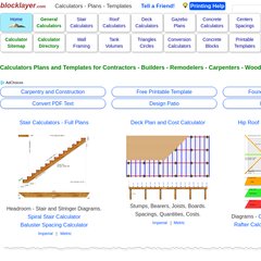 www.Blocklayer.com - Builders Construction Calculators