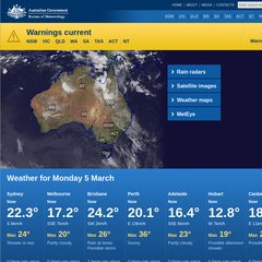 www.Bom.gov.au - Australia's official weather forecasts