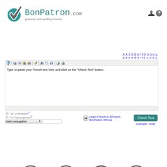 www.Bonpatron.com - « BonPatron - correcteur d'orthographe