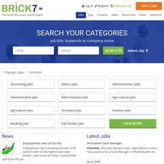 www.Brick7.co.za - South Africa jobs search engine