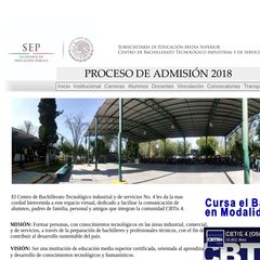 www.Cbtis4.edu.mx - Centro de Bachillerato Tecnológico industrial