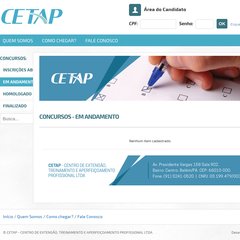www.Cetapnet.com.br - CETAP - Centro de Extensão