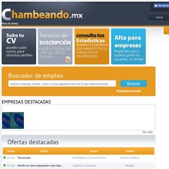www.Chambeando.mx - Bolsa de trabajo Mexico