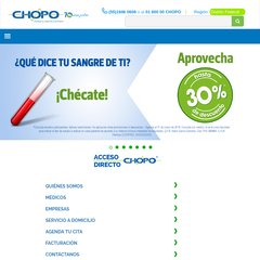 www.Chopo.com.mx - Laboratorios Médicos del Chopo