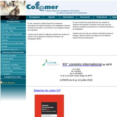 www.Cofemer.fr - Cofemer (Collège enseignants médecine physique