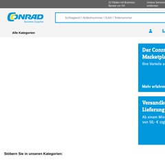 www.Conrad.biz - Der Online Shop für Geschäftskunden