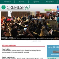 www.Cremesp.gov.br - CREMESP - Conselho Regional de Medicina do