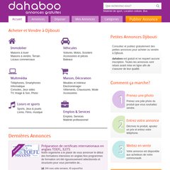 www.Dahaboo.com - Petites Annonces à Djibouti