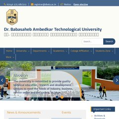 Dbatu.ac.in - .:. Dr. Babasaheb Ambedkar Technological