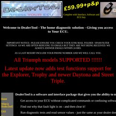 www.Dealertool.co.uk - DealerTool diagnostic access to your ECU