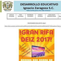 www.Deiz.edu.mx - Desarrollo Educativo Ignacio Zaragoza