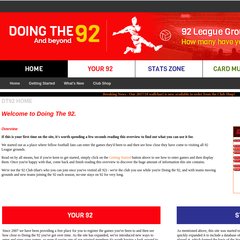 www.Doingthe92.co.uk - Doing The 92 ~ Home