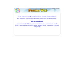 www.Dominoweb.fr - Domino' Web - Connexion