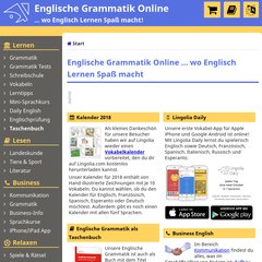 www.Ego4u.de - Englisch Lernen mit Englische Grammatik Online