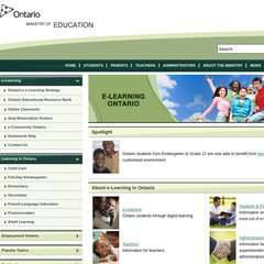 www.Elearningontario.ca - e-Learning Ontario