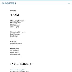 www.Gipartners.co.uk - European Real Estate / Private Equity