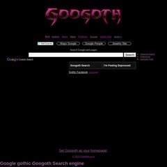 Googoth.co.in - Googoth, the "Google gothic" Search