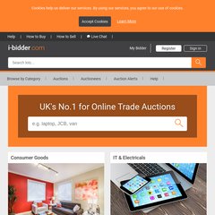 www.I-bidder.com - Bid online at real auctions