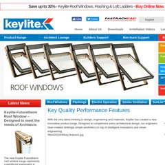 www.Keylite.co.uk - Roof Windows, Skylights and Integral Blinds