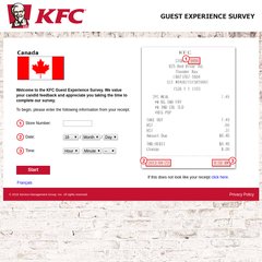 www.Kfclistens.ca - Guest Experience Survey