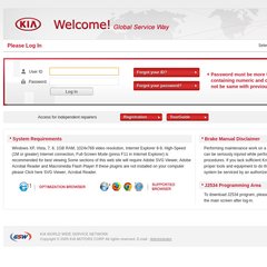 www.Kia-hotline.com - Global Service Way - Technical Information