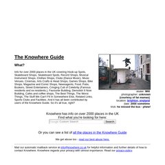 www.Knowhere.co.uk - The Knowhere Guide