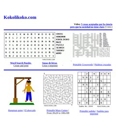www.Kokolikoko.com - word search puzzles