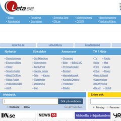 www.Leta.se - Leta - Sveriges enklaste startsida