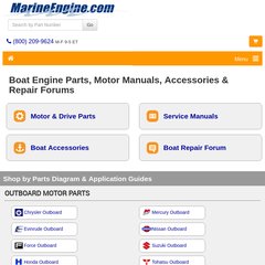 www.Marineengine.com - Outboard Motors, Boat Parts
