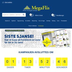www.Megaflis.no - Kjøp fliser, VVS, baderomsmøbler