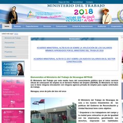www.Mitrab.gob.ni - Bienvenido — Ministerio del Trabajo