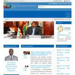 www.Mofed.gov.et - The Official Portal of MOFED