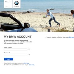 www.Mybmwaccount.com.au - My BMW Account - Login