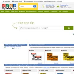 www.Mysafetysign.com - Safety Signs @ My Safety Sign